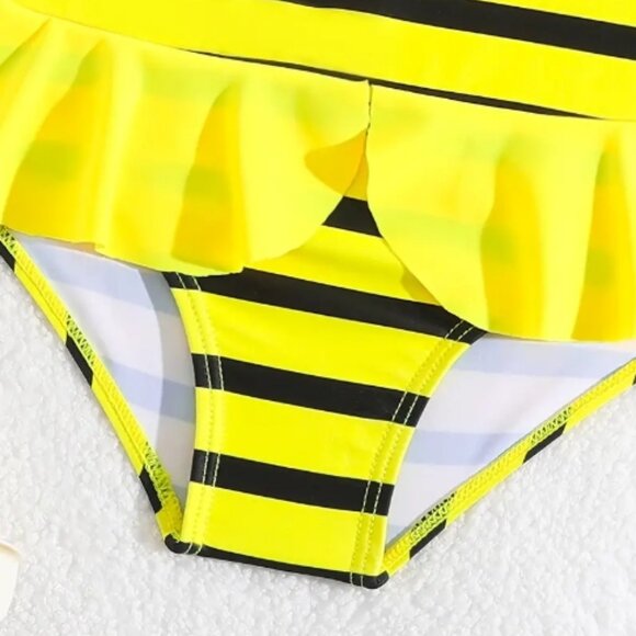 Swim | Bee Baby Toddler Girls One Piece Swimsuit Bathing Suit | Poshmark
